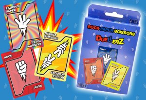 ROCK PAPER SCISSORS CARD GAME — North Cobalt Flea Market