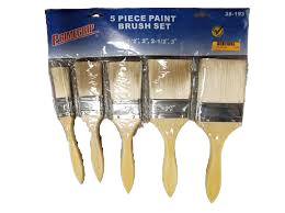 5 PCS POLY PAINT BRUSH SET — North Cobalt Flea Market