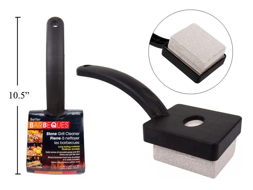BBQ 10.5" Stone Grill Cleaner with Curved Handle, wrapper — North ...