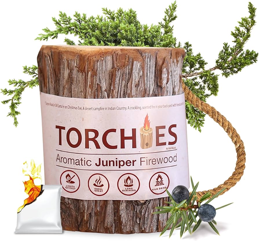 TORCHIES AROMATIC JUNIPER FIREWOOD — North Cobalt Flea Market
