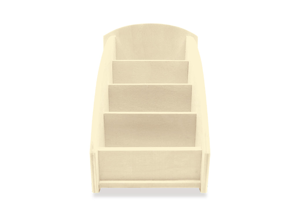 WOOD CRAFT 4 COMPARTMENT DESK CADDY — North Cobalt Flea Market