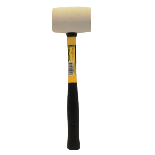RUBBER MALLET WITH FIBERGLASS MALLET — North Cobalt Flea Market
